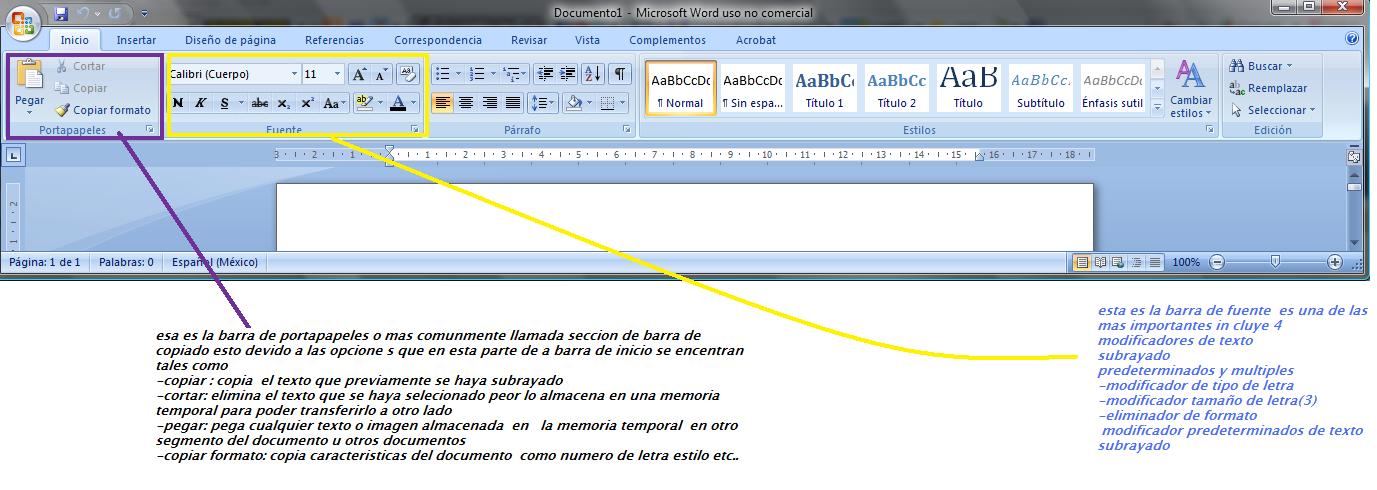 Felipe Domínguez: Barra de inicio en word 1/2