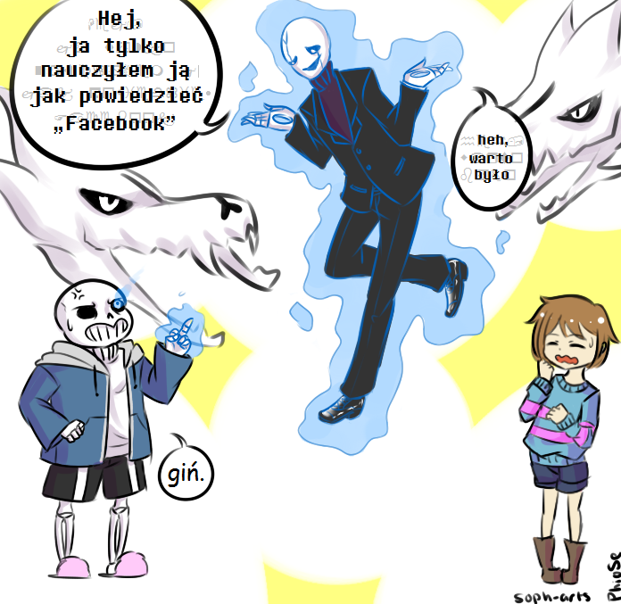 Undertale: Wingdings Gaster [tłumaczenie PL] ~ Handlarz Iluzji
