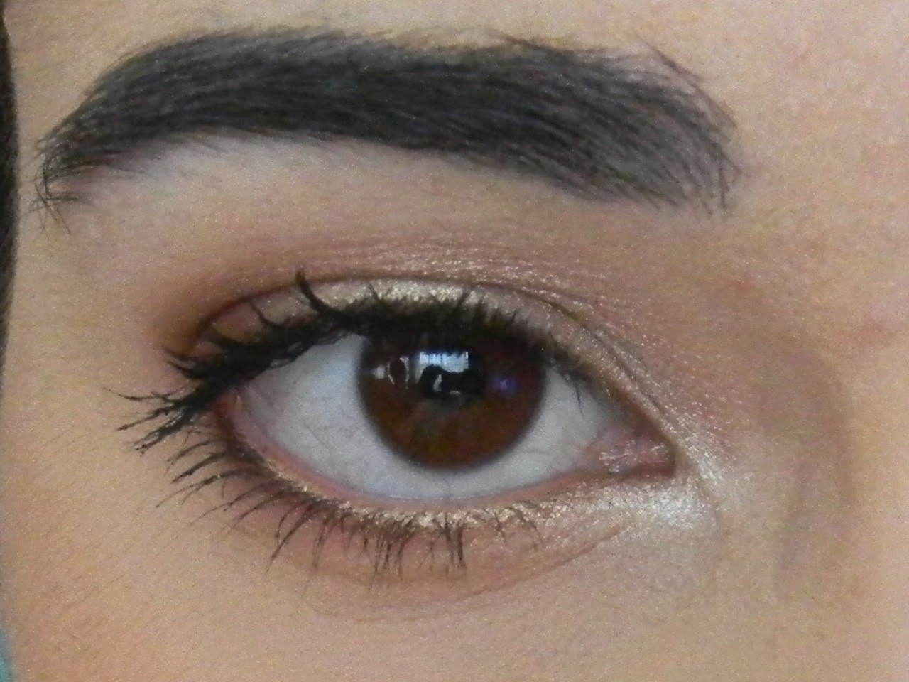 Le Blog d'une Rose des Bois: Maquillage yeux, brun et or avec la ...