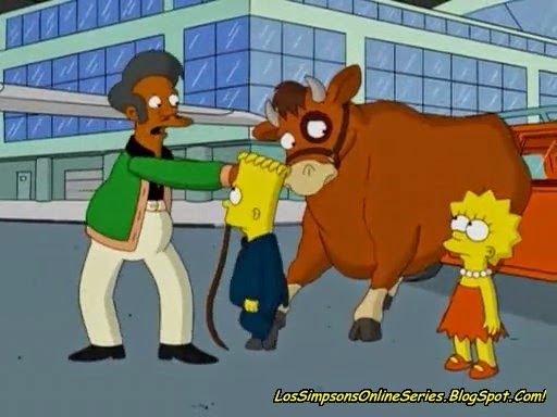 Los Simpsons Online Latino : Los Simpsons 19x17 "La vaca del ...