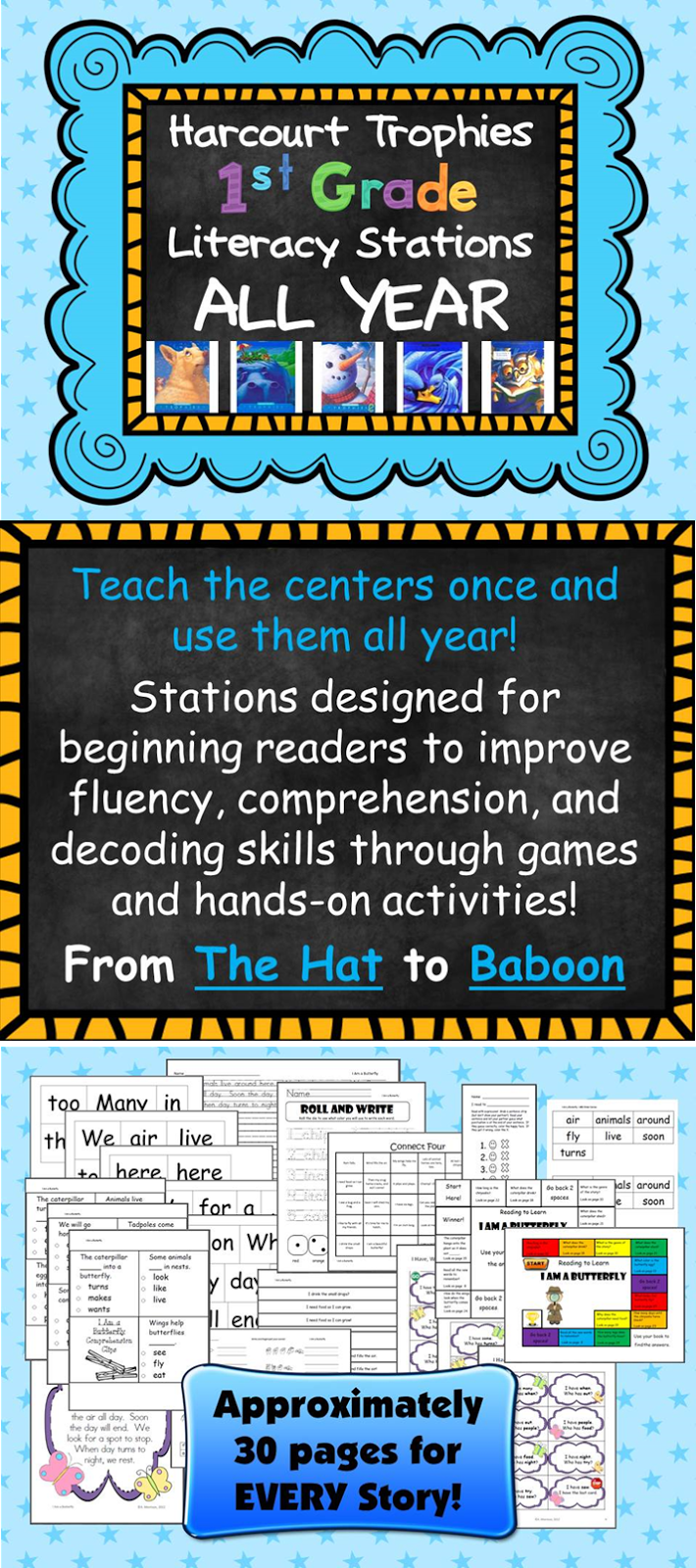 Harcourt Trophies Reading Ticket