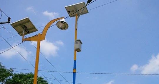 Supplier Tiang Lampu LED PJU Penerangan Jalan Solar Cell, Harga Lampu ...