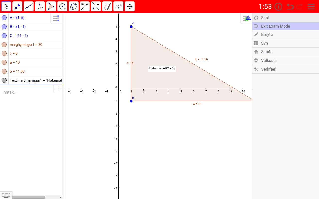 Conheça o modo GeoGebra Exame | Prof. Edigley Alexandre - O blog para ...