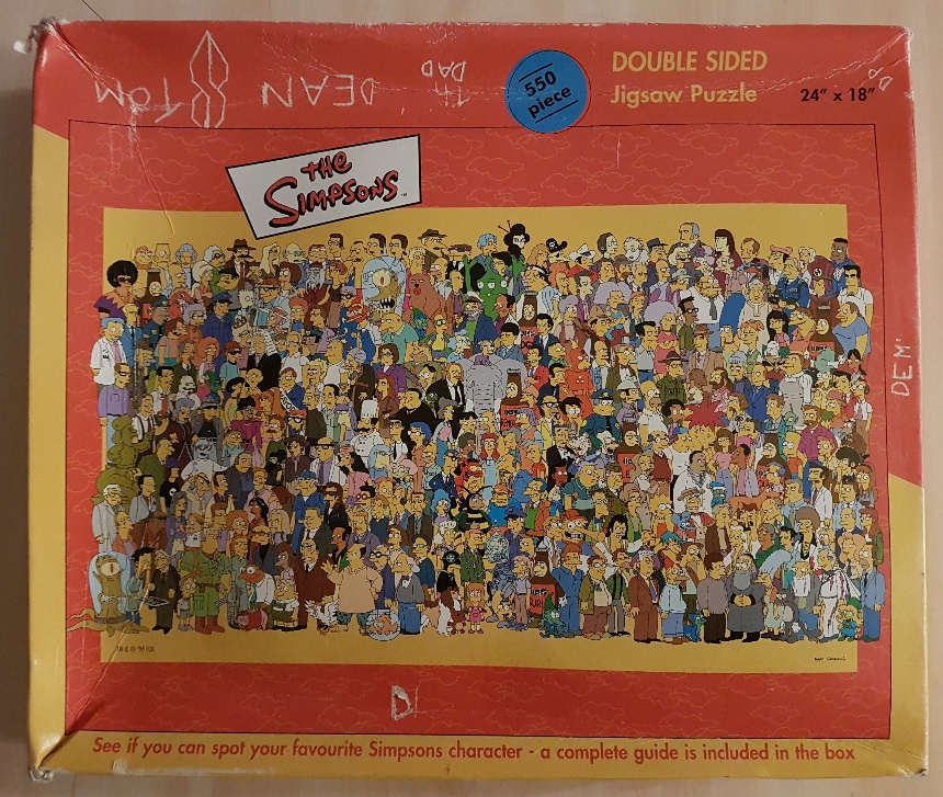 jigsaw puzzles: B.V. Leisure, "The Simpsons", 550pcs
