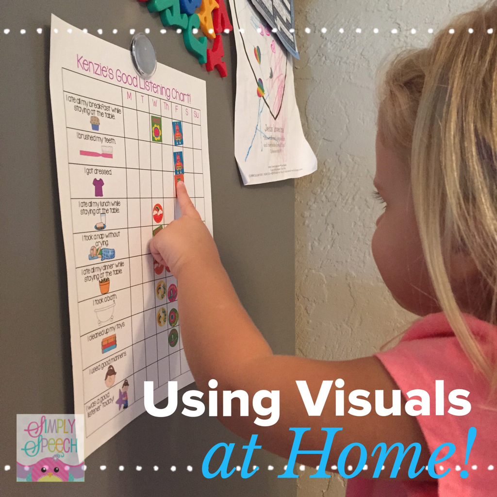 Taking It Home- Using Visuals Outside of the Speech Room! | Simply Speech