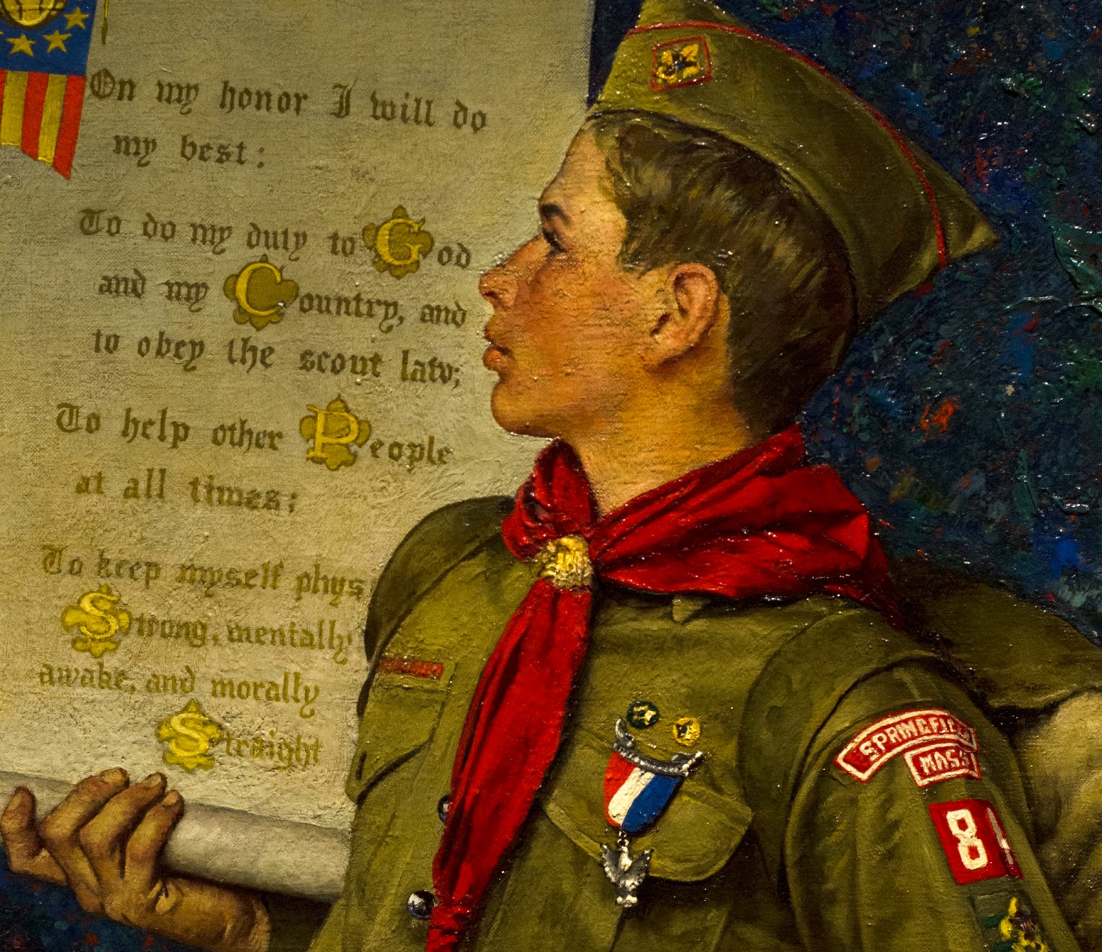 Art Appreciation: Norman Rockwell Boy Scouts paintings, higher res ...