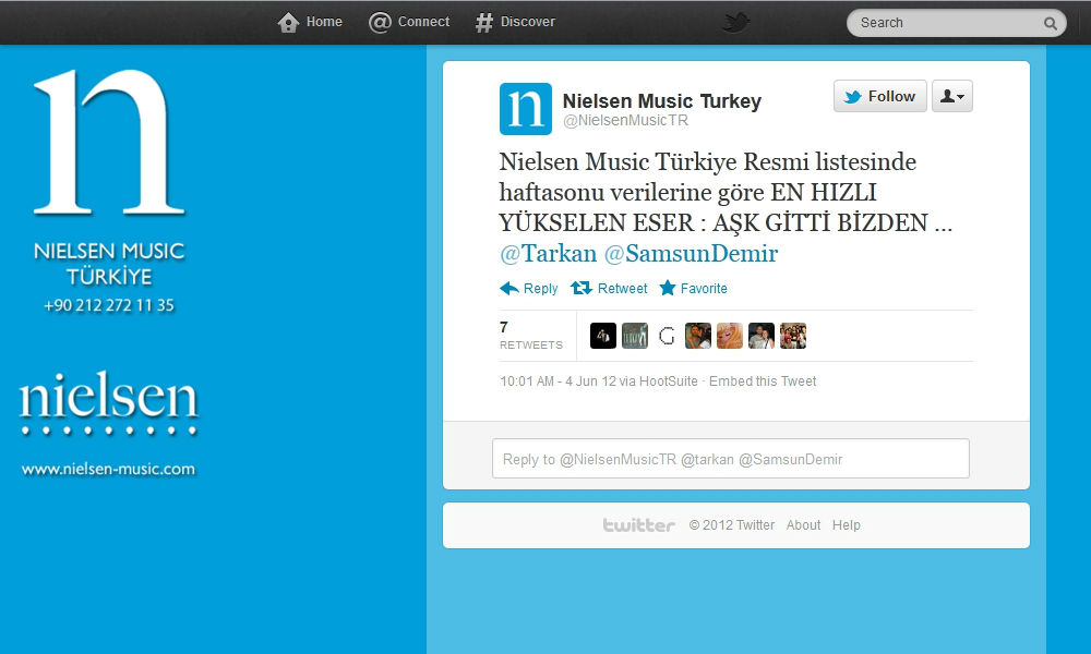 Tarkan Translations: Nielsen Music: Tarkan Track Fastest Rising