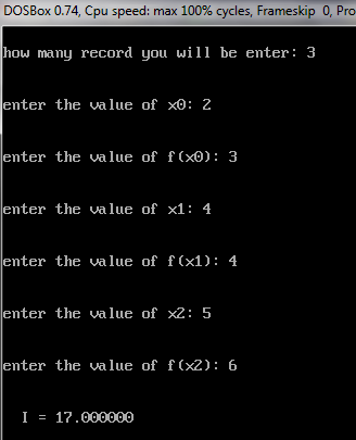 Halim Deedar: TRAPEZOIDAL RULE USING C CODES