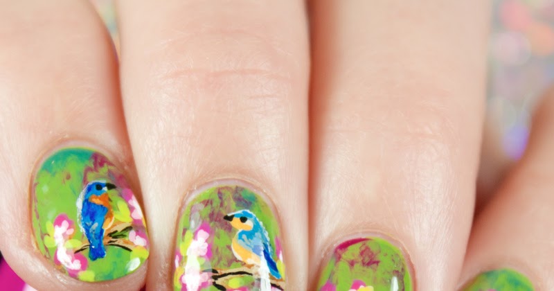 Wondrously Polished: The Digital Dozen does Spring - Day 1: Song Birds