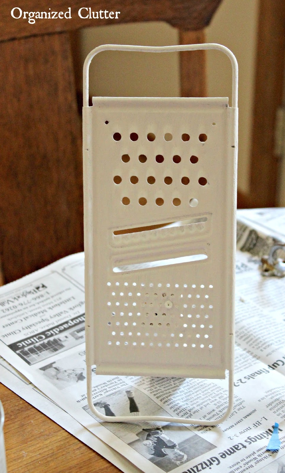 Re-Purposed Thrift Shop Kitchen Grater Photo/Recipe Card Stand ...