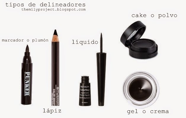 the emily project: Tipos de delineadores.