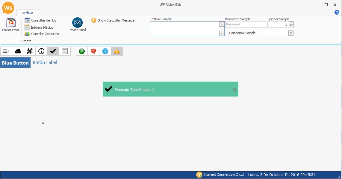 Componentes 2K para Visual FoxPro 9.0: MENU RIBBON
