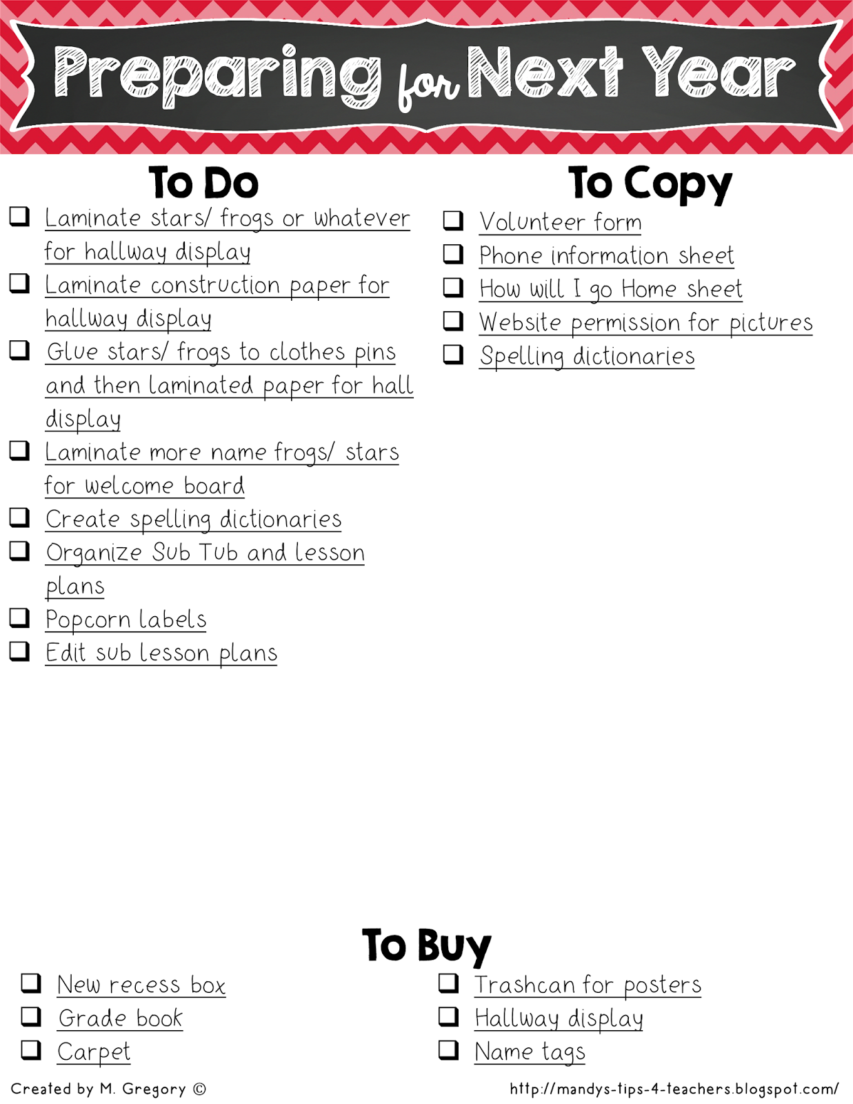 Preparing for Next School Year NOW! - Mandy's Tips for Teachers