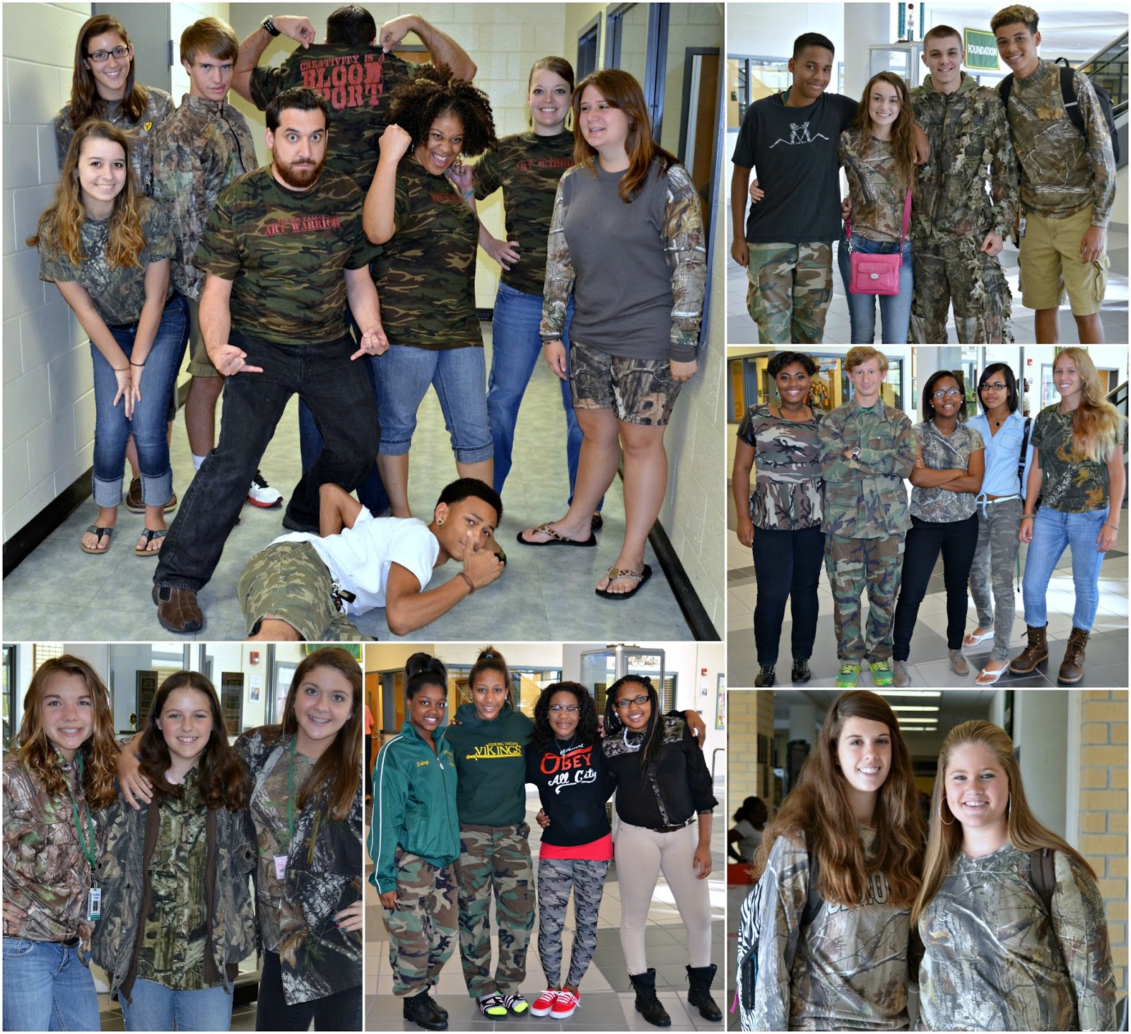 Viking Update: Homecoming 2013 - Camo Day