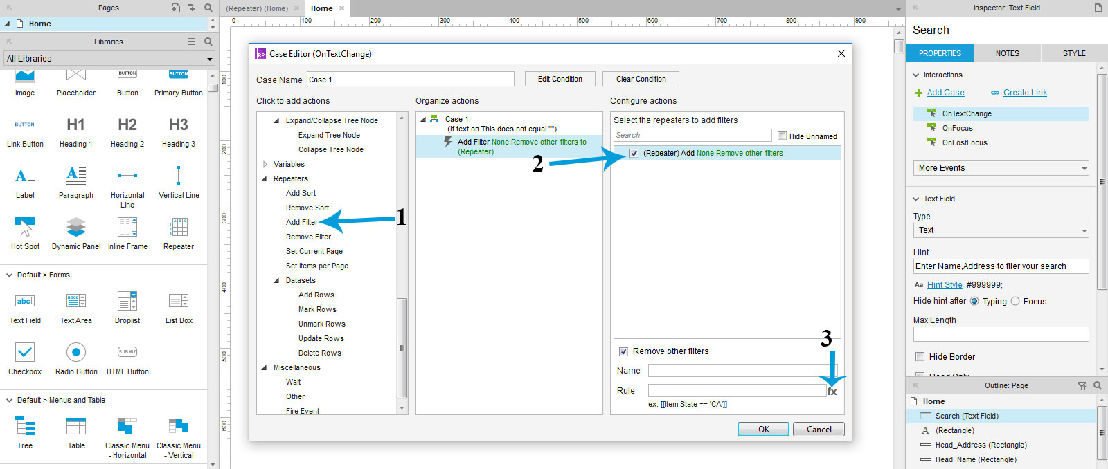 UI/UX Design: Search Filter