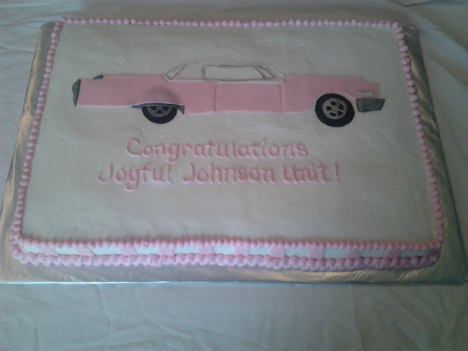 Haus of Cakes: Mary Kay Pink Cadillac Cake