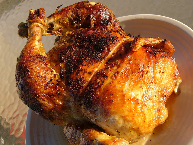 Big Rigs 'n Lil' Cookies: Rotisserie "Chicken Scratch" Chicken