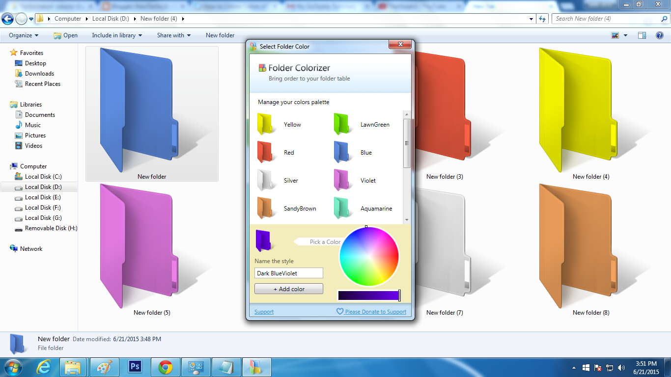 How to Change Folder icons colors in Windows - NewTechs16