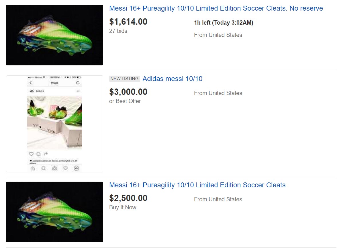 Adidas Messi 10/10 Hits Insane Resale Prices - Footy Headlines
