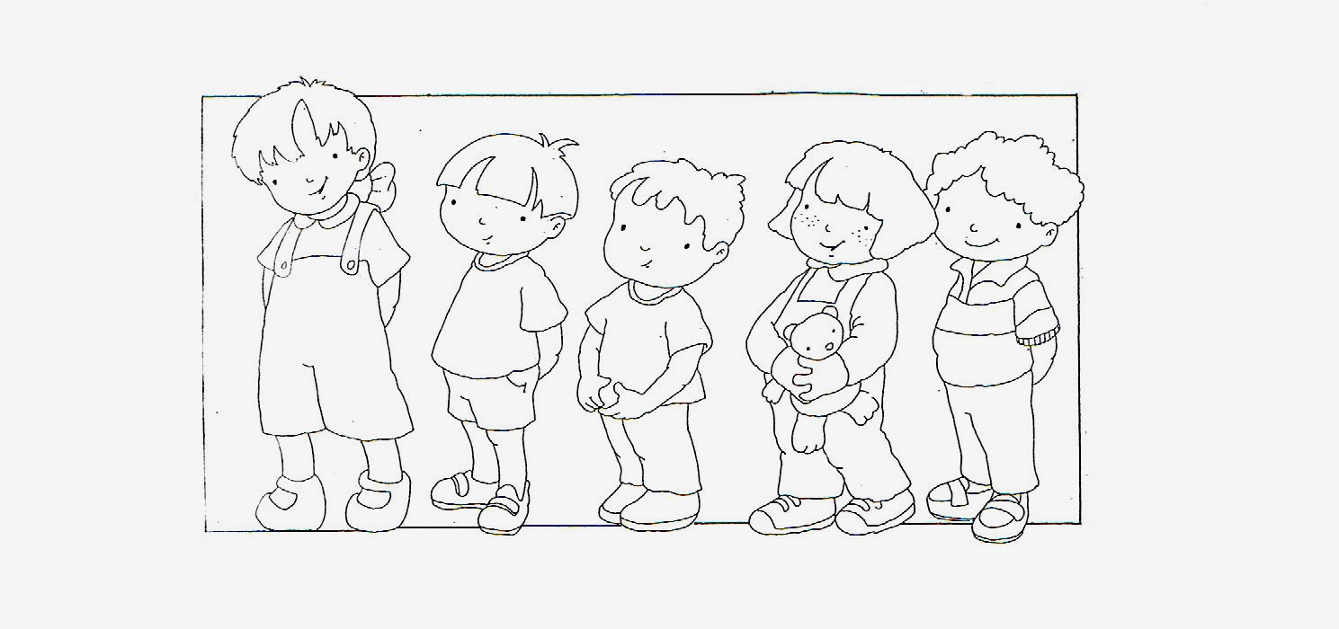 Imagenes de niños en fila - Imagui