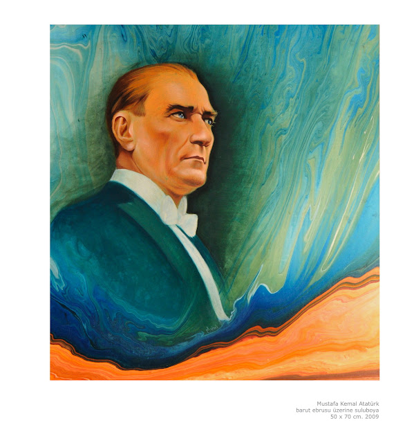 Garip AY: Painting on Ebru