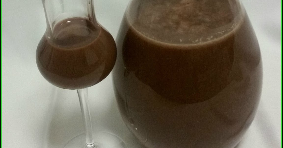 Las Tentaciones De Los Santos: LICOR DE CHOCOLATE AL RON