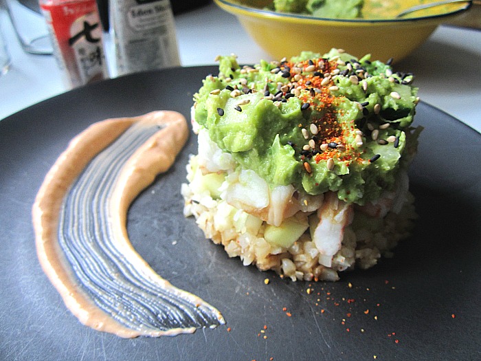 Skinny Shrimp & Avocado Stacks