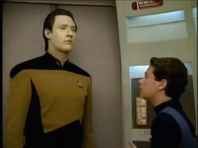 RBDreams: Lt. Commander Data Famous Robotic Head Moves. GIFS from ...