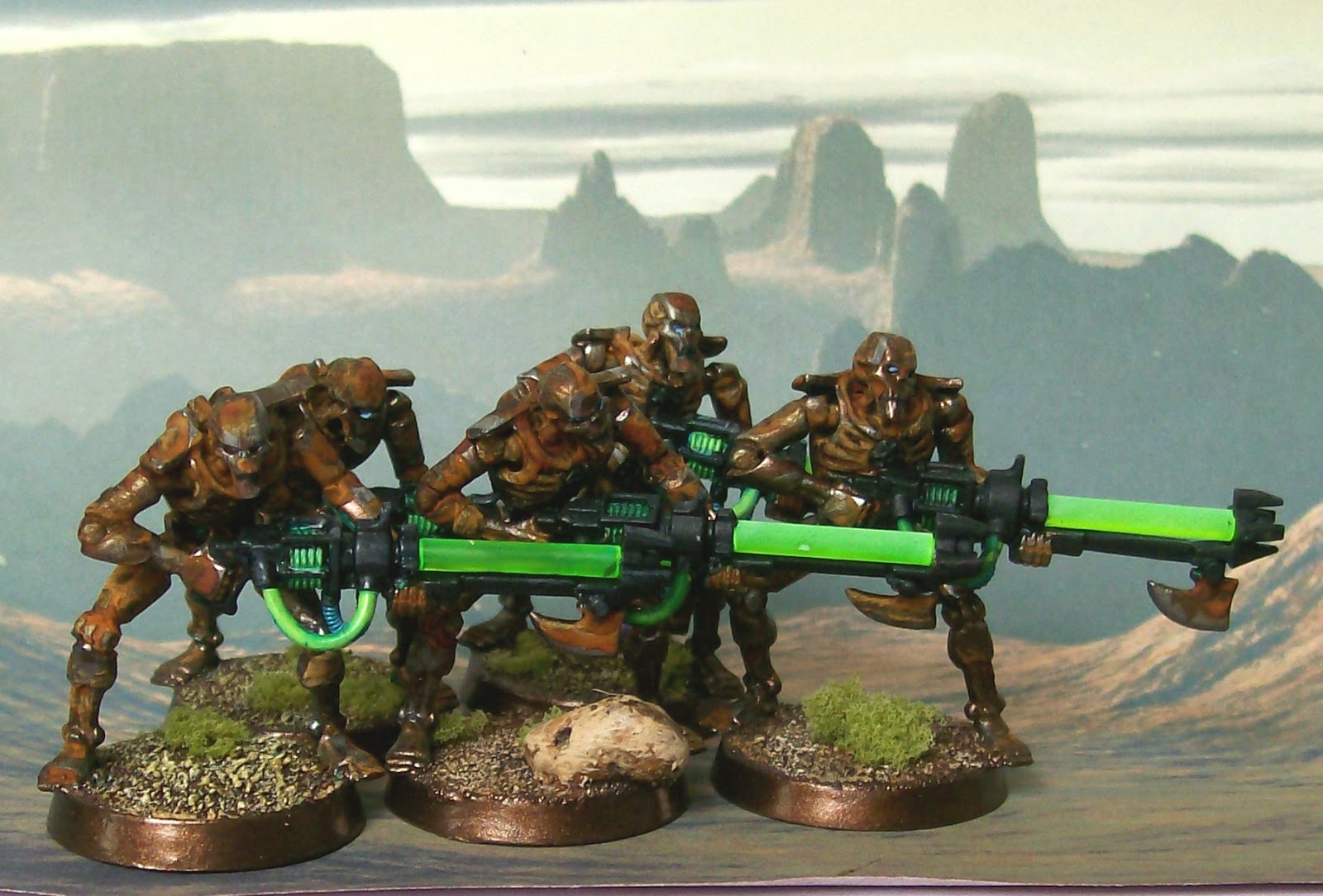 ANYTHING BUT A ONE!: Rusty Necrons started