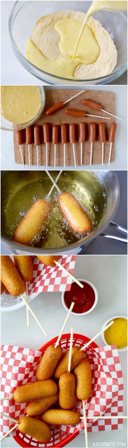 The Best Homemade Mini Corn Dogs Recipe - Easiest Ever Recipes