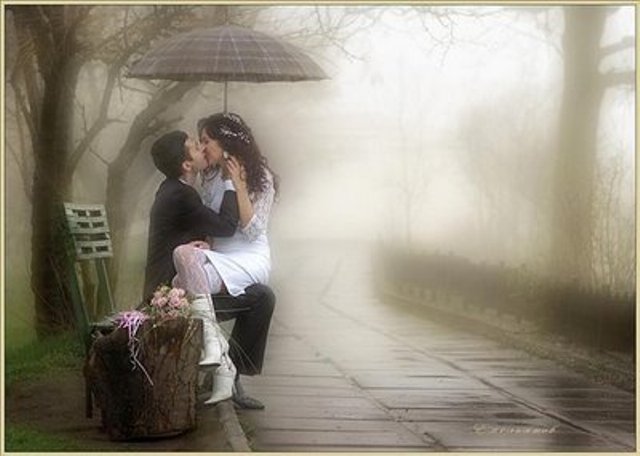 Kissing In Rain