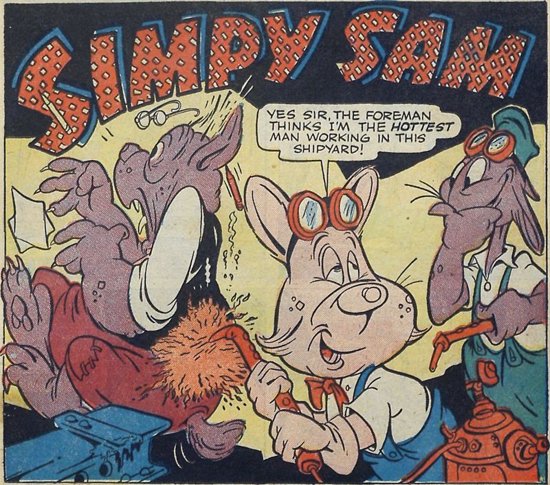 The 1940s Funny Animalphabet: 1940s Funny Animalphabet - S