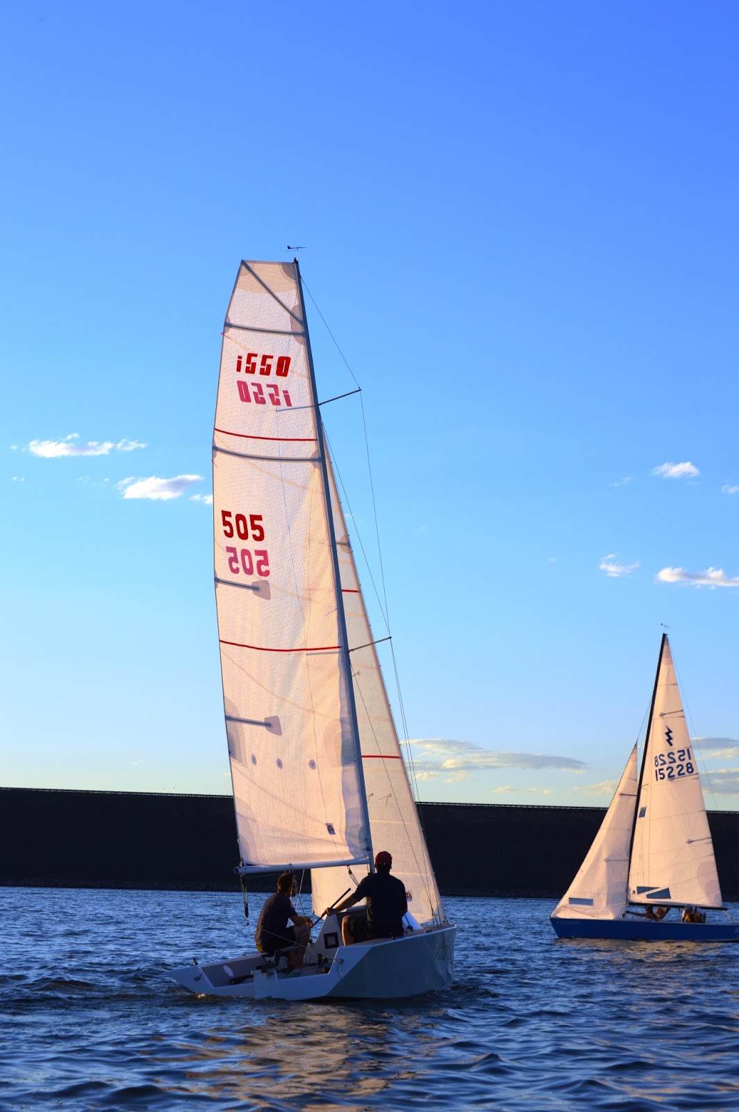 i550 #505 Sailboat build. TIME MACHINE