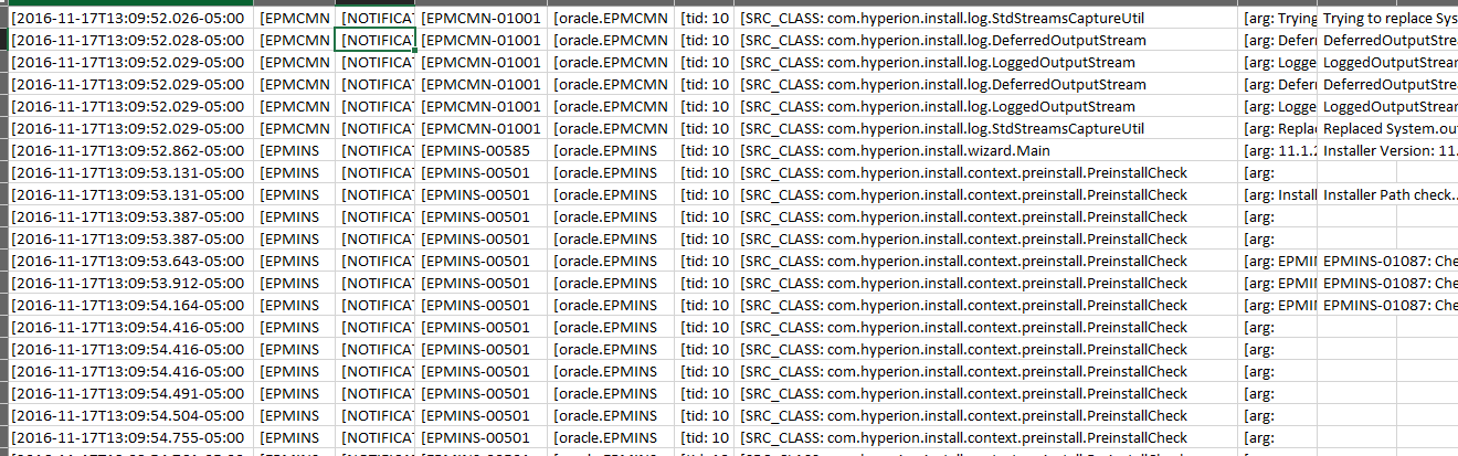 Exploits In Hyperion Reading A Hyperion Epm Install Log Files And Checking The Time Taken To