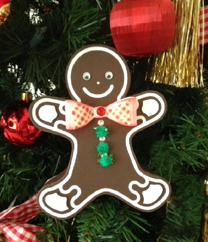 Paper Craft Creations: Chrstimas Santa's Sweet Gingerbread Man Box & MORE