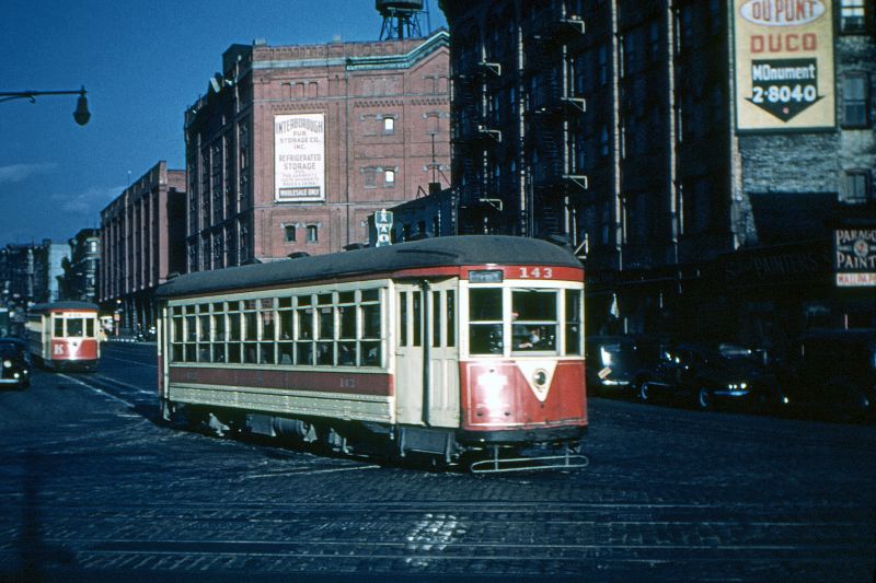 40 Rare Color Photos That Capture NYC Streetcars From Between the 1930s ...