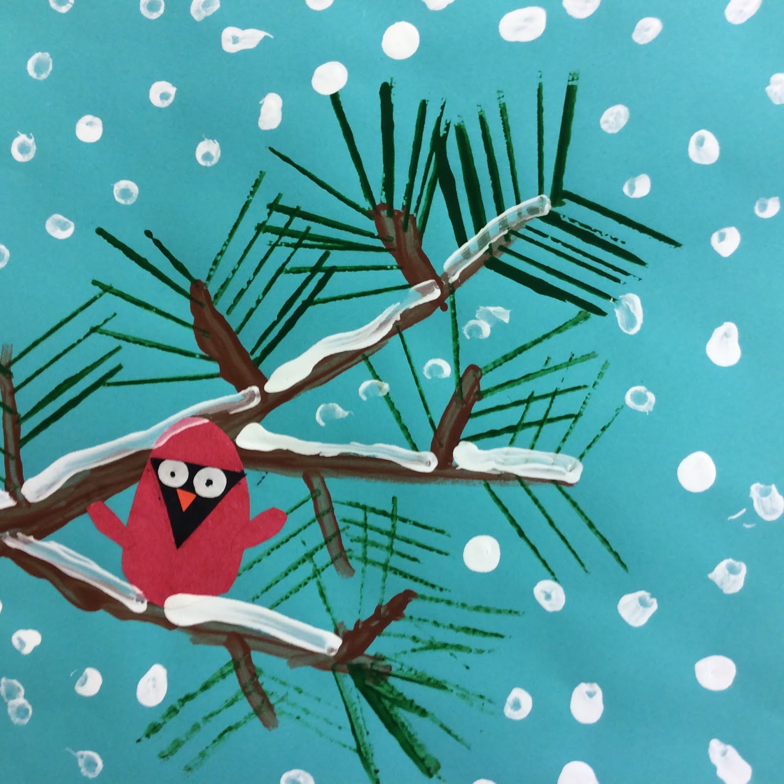 Mini Matisse: Winter Birds