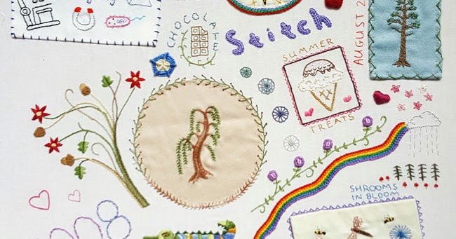 The Floss Box: Embroidery Doodle Cloth
