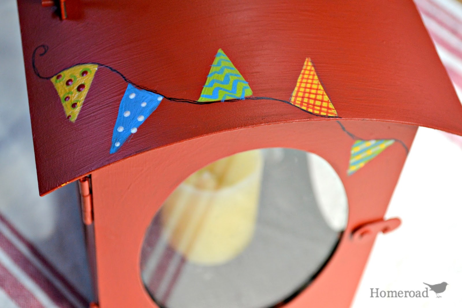 Little Red Candle Lantern