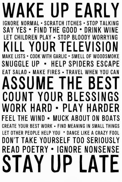 Motivational Think Tank: Wake up early Ignore normal. Scratch itches...