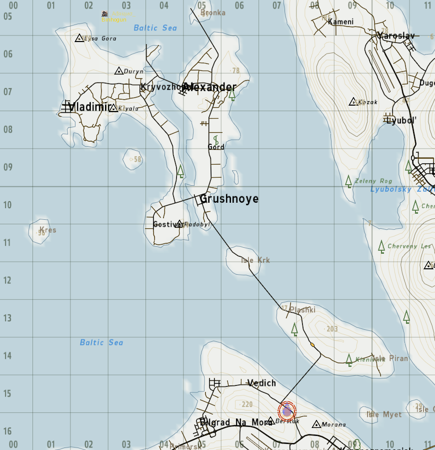 DayZ Origins Brasil: Mapa de Taviana depois da Atualização 1.7.7.