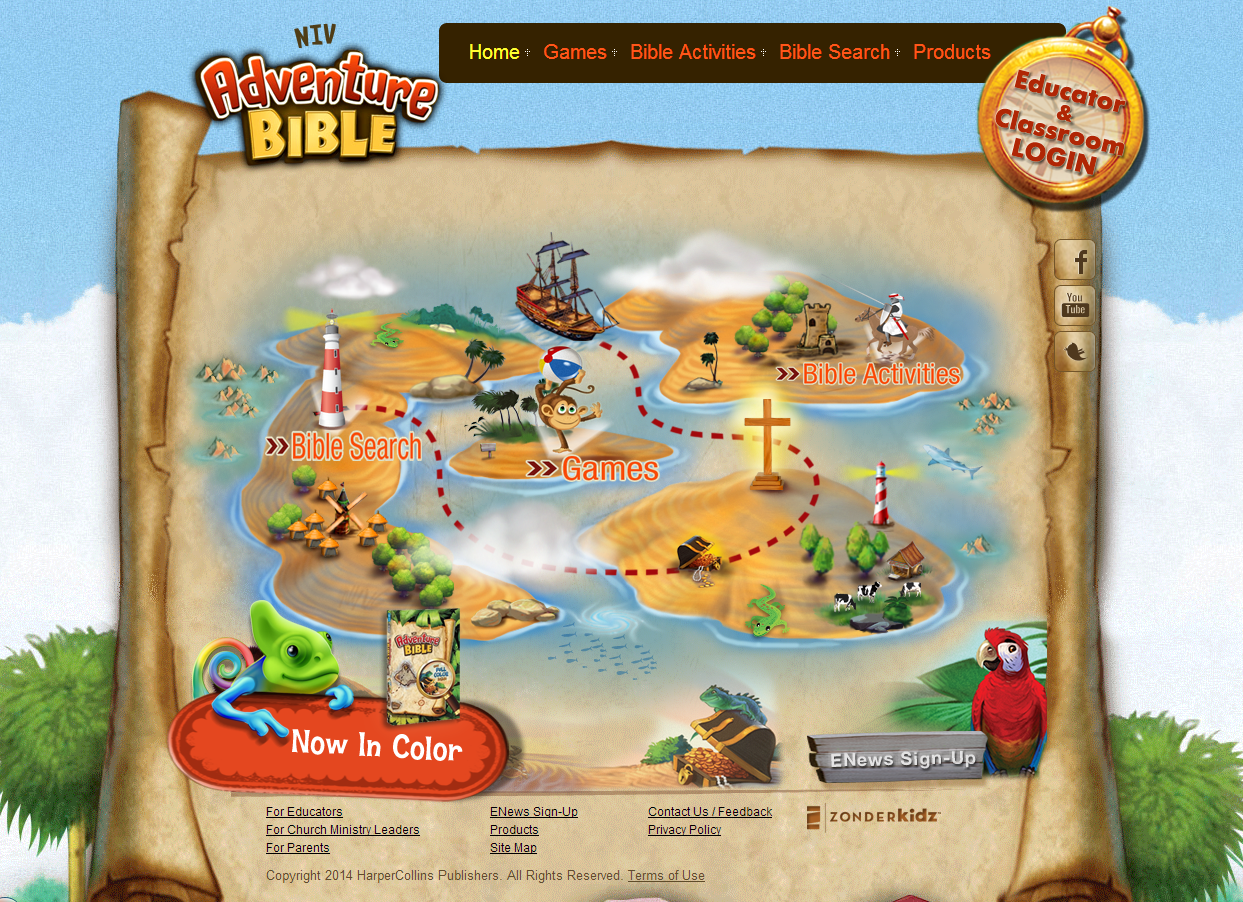 Family, Faith, and Fridays: The Adventure Bible Website- Review and ...