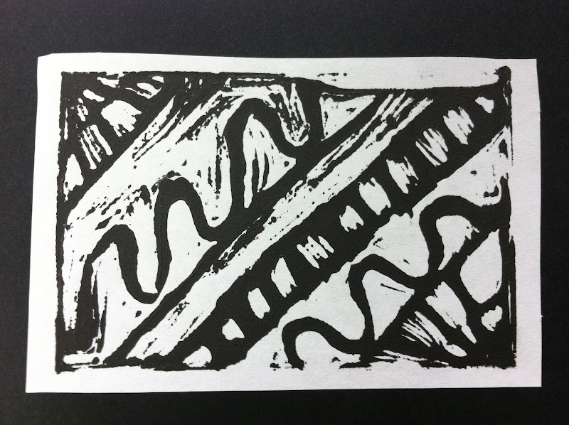Mrs. Wille's Art Room: Relief Printmaking - Abstract Design