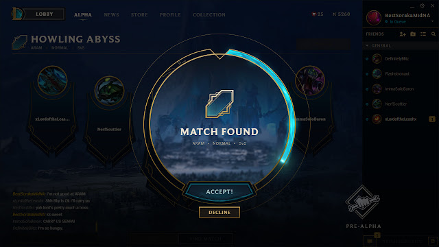 Surrender at 20: Red Post Collection: League Client Update Pre-Alpha ...