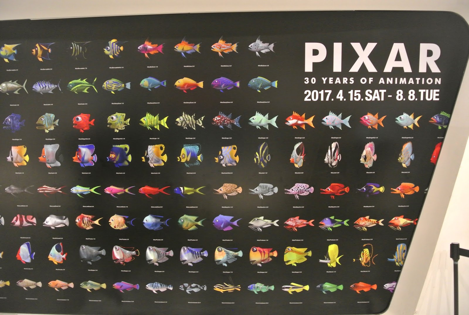 PIXAR: 30 Years Of Animation Exhibit – HYUN PARK ART