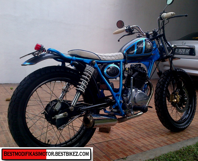 Modifikasi Honda CB 125 1976 Street Tracker - Gambar Modifikasi Motor ...