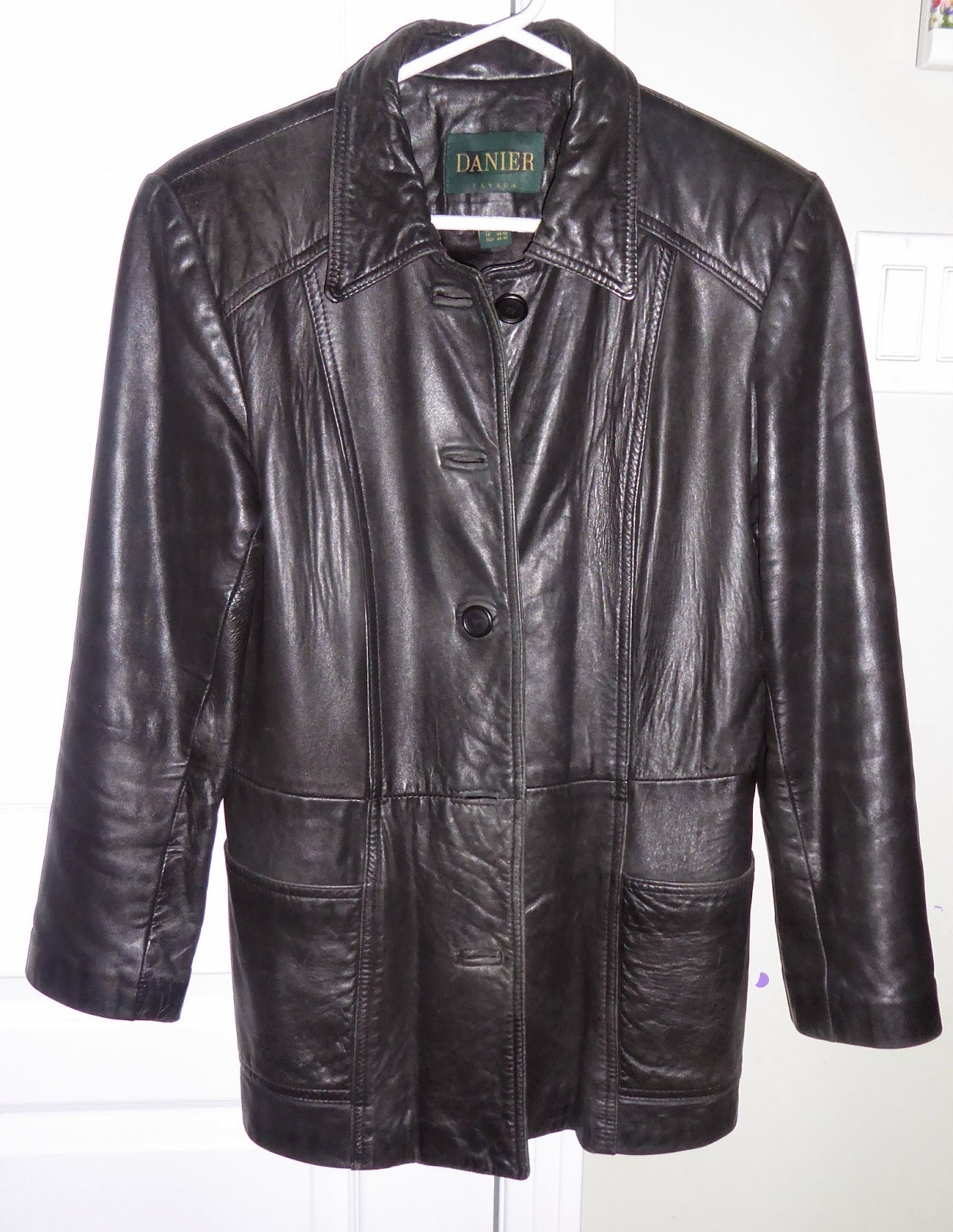 Refashion Co-op: Thrifted Leather Jacket - from Unwearable to Wearable