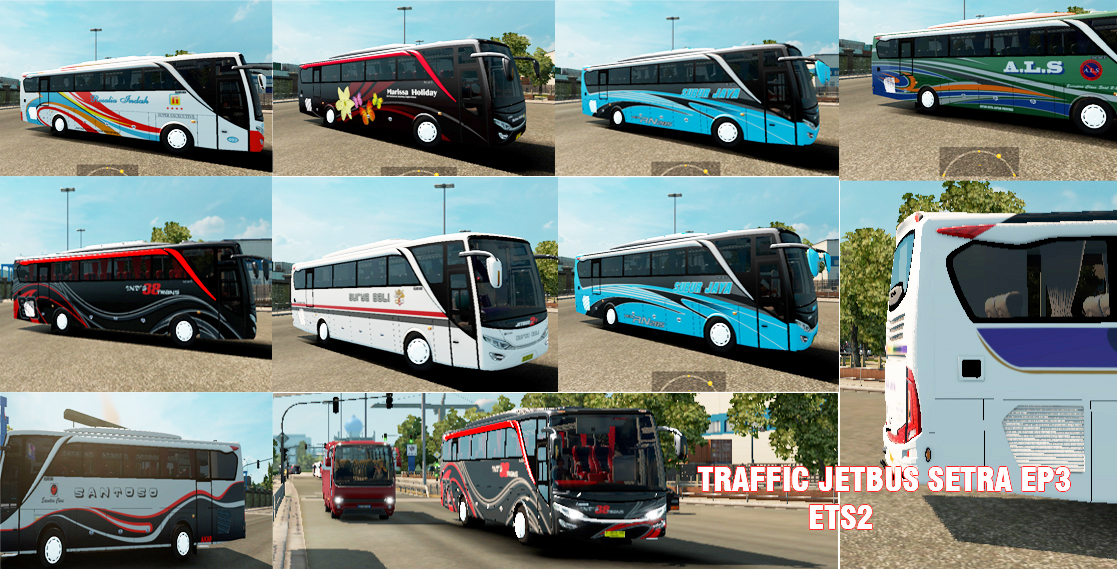 Traffic jetbus setra ets2 - Game Euro truck simulator 2