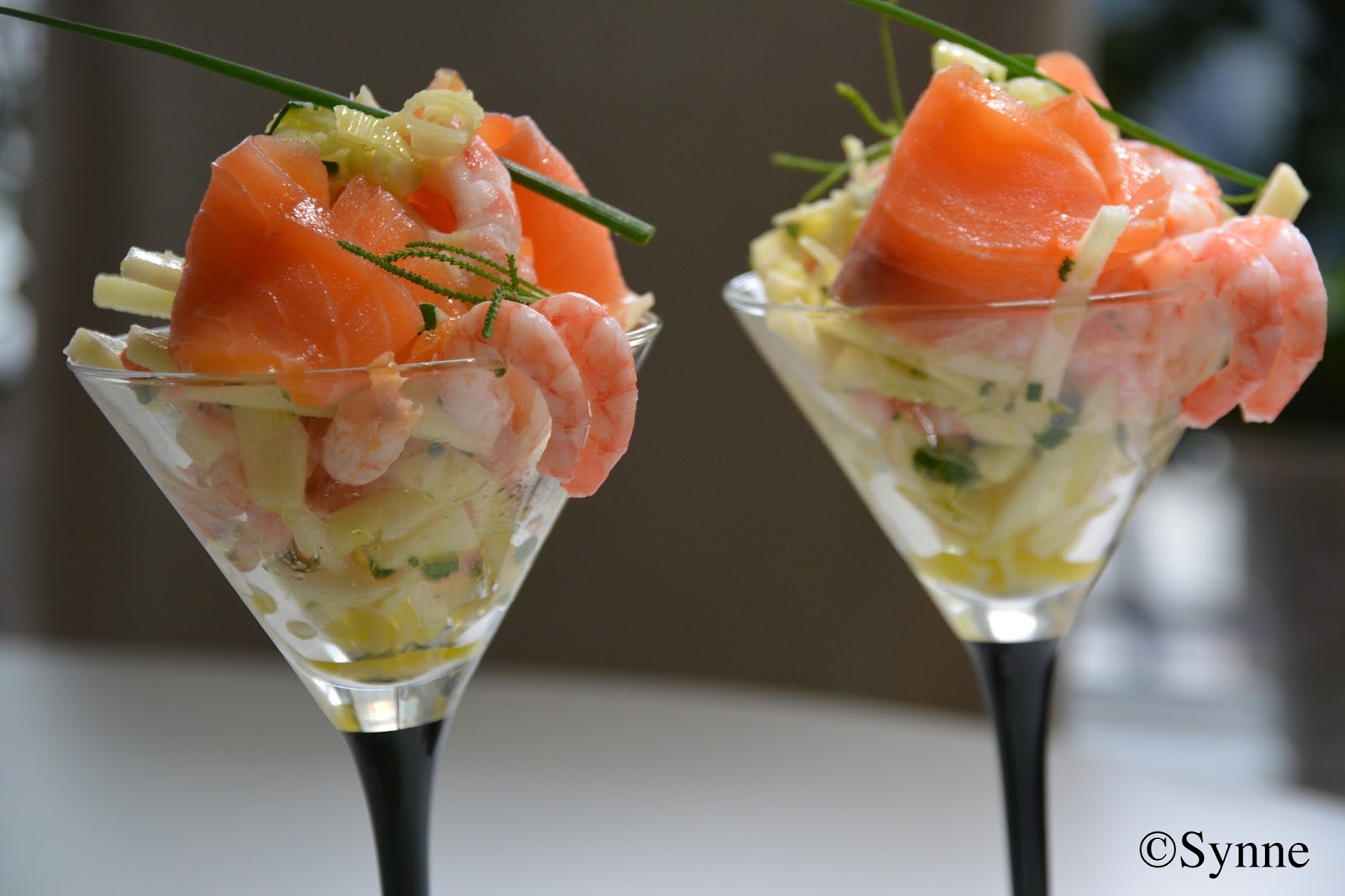 ganske enkelt: Laks og rekecocktail