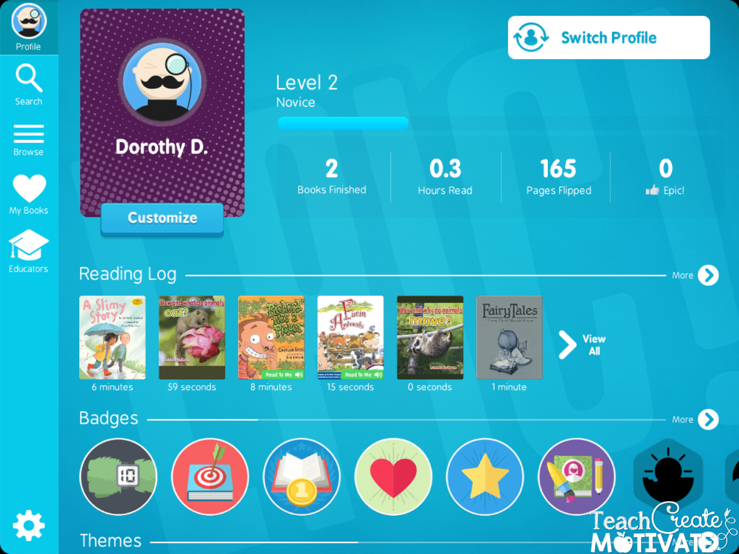 Epic Books For Kids Badges | emsekflol.com